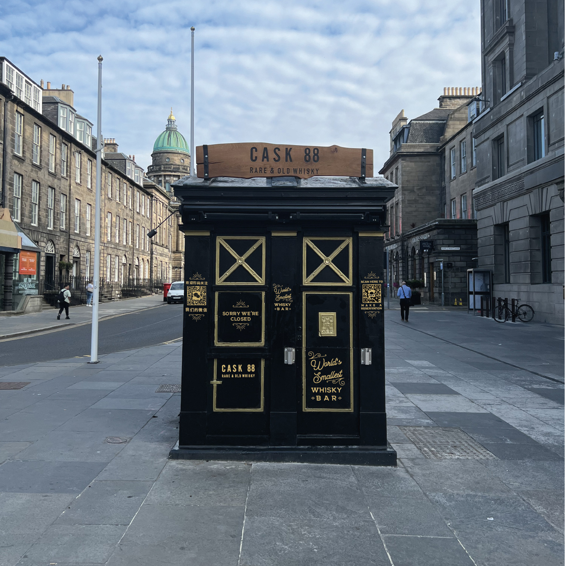 World's Smallest Whisky Bar Opens With 1-Patron Capacity