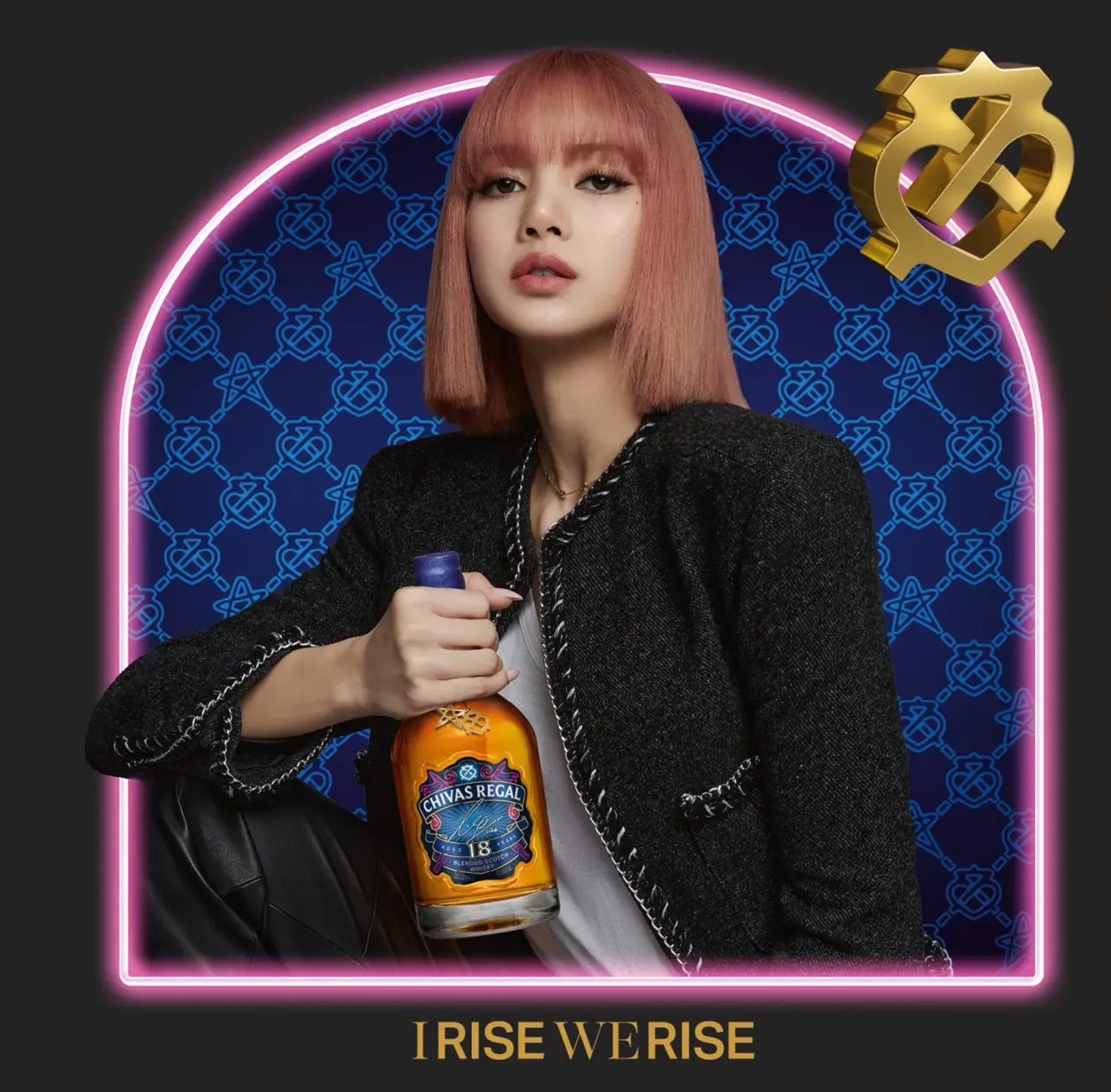 Blackpink Star Lisa Partners With Chivas on Scotch Bottle