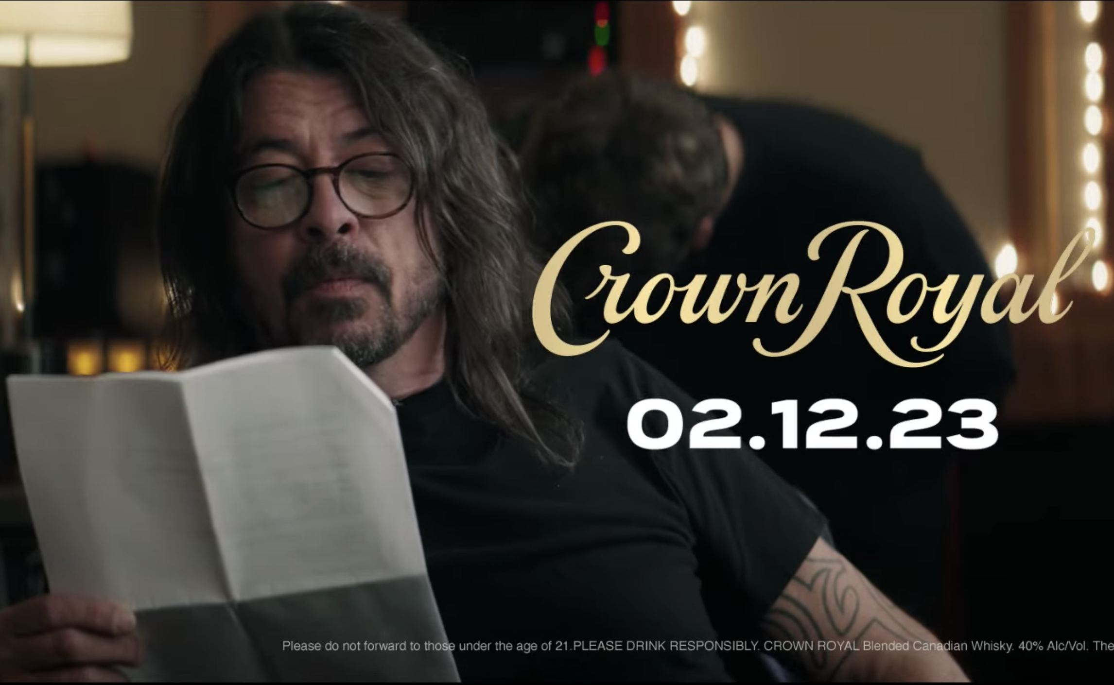 Dave Grohl to Appear in Crown Royal Super Bowl LVII Ads
