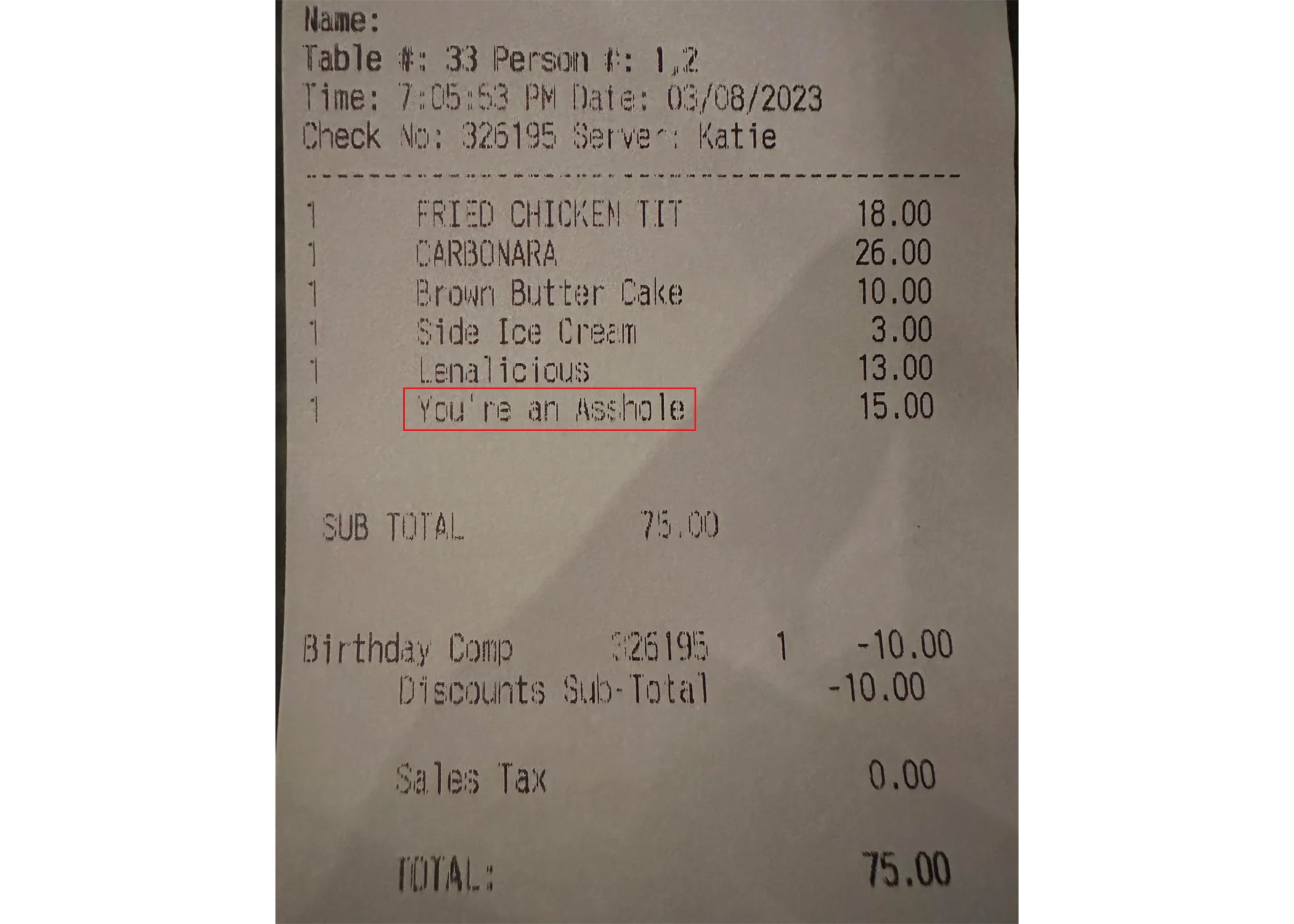 Unusual Gin Cocktail Leads to Shocking $15 ‘You’re an A**hole’ Charge ...