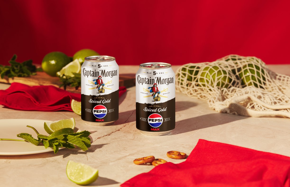 Pepsi and Captain Morgan Rum Carve Up Pre-Mixed Cocktail