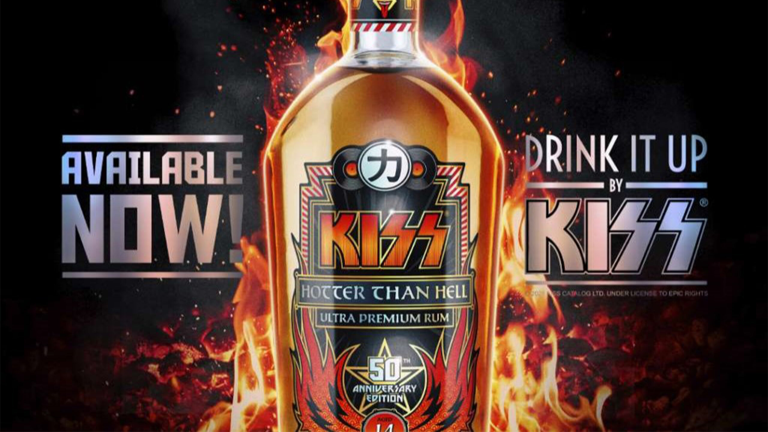 KISS Toasts 50 Years of Hair Metal With ‘Hotter Than Hell’ Blended Rum ...