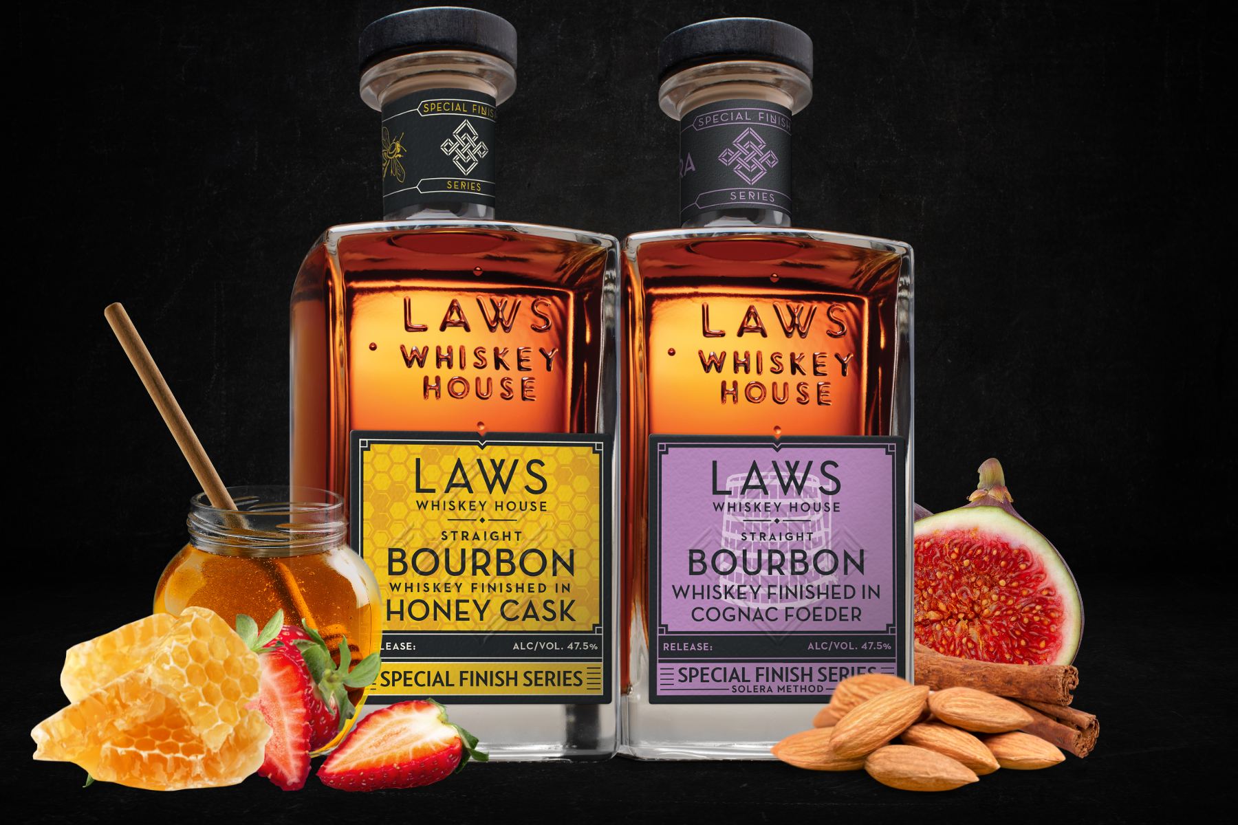 Laws Whiskey House Brings Back Cognac, Honey Finish Bourbons