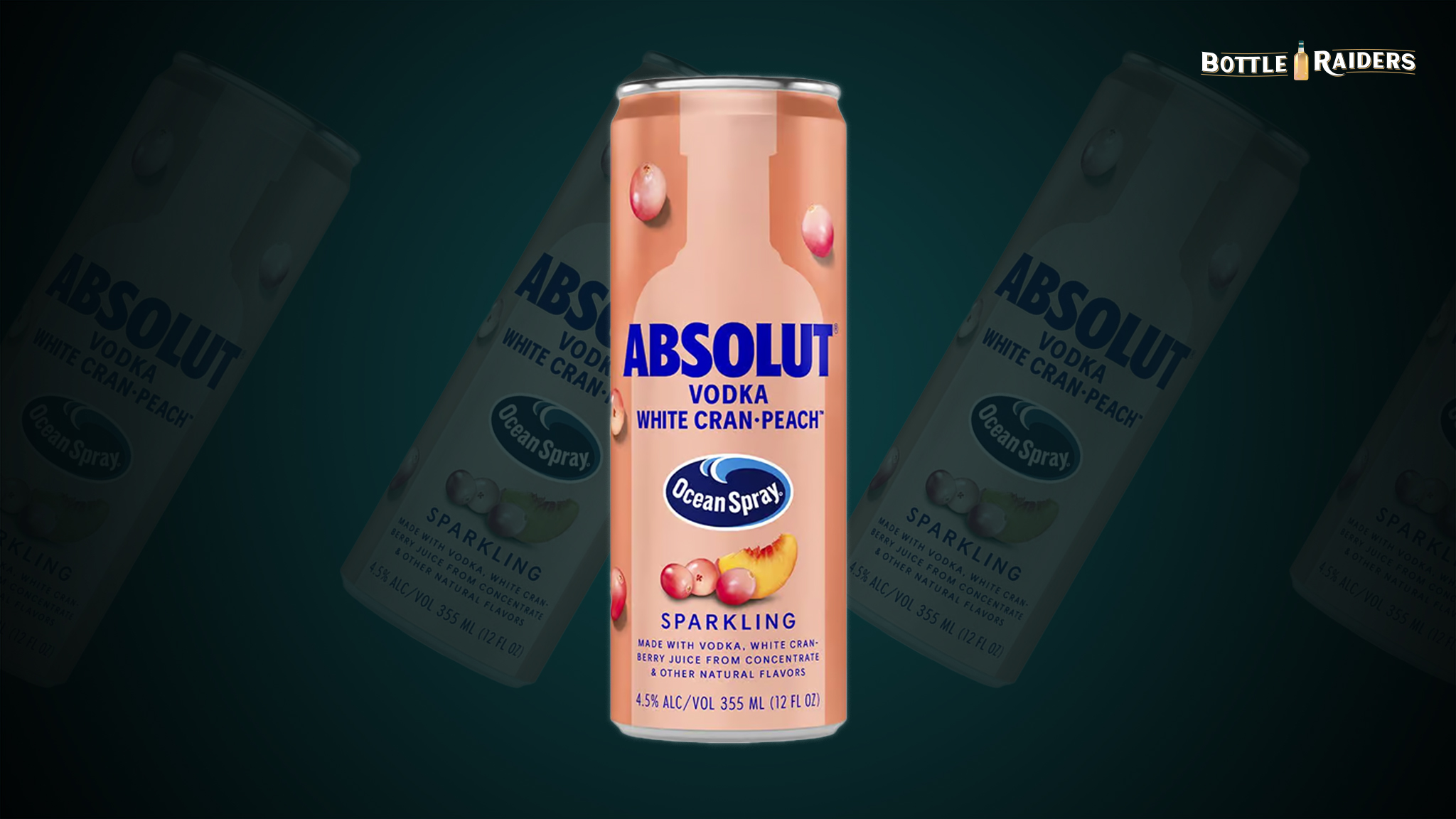 Absolut + Ocean Spray Vodka White Cran-Peach Canned Cocktail Review ...