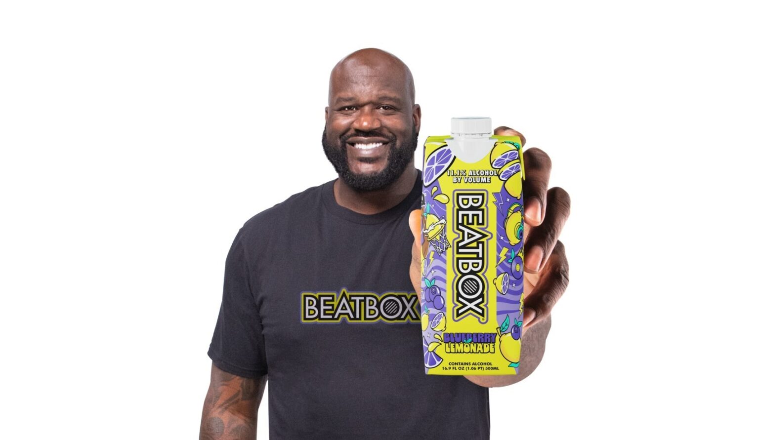 Shaq Teams Up With Beatbox For Blueberry Lemonade Flavor