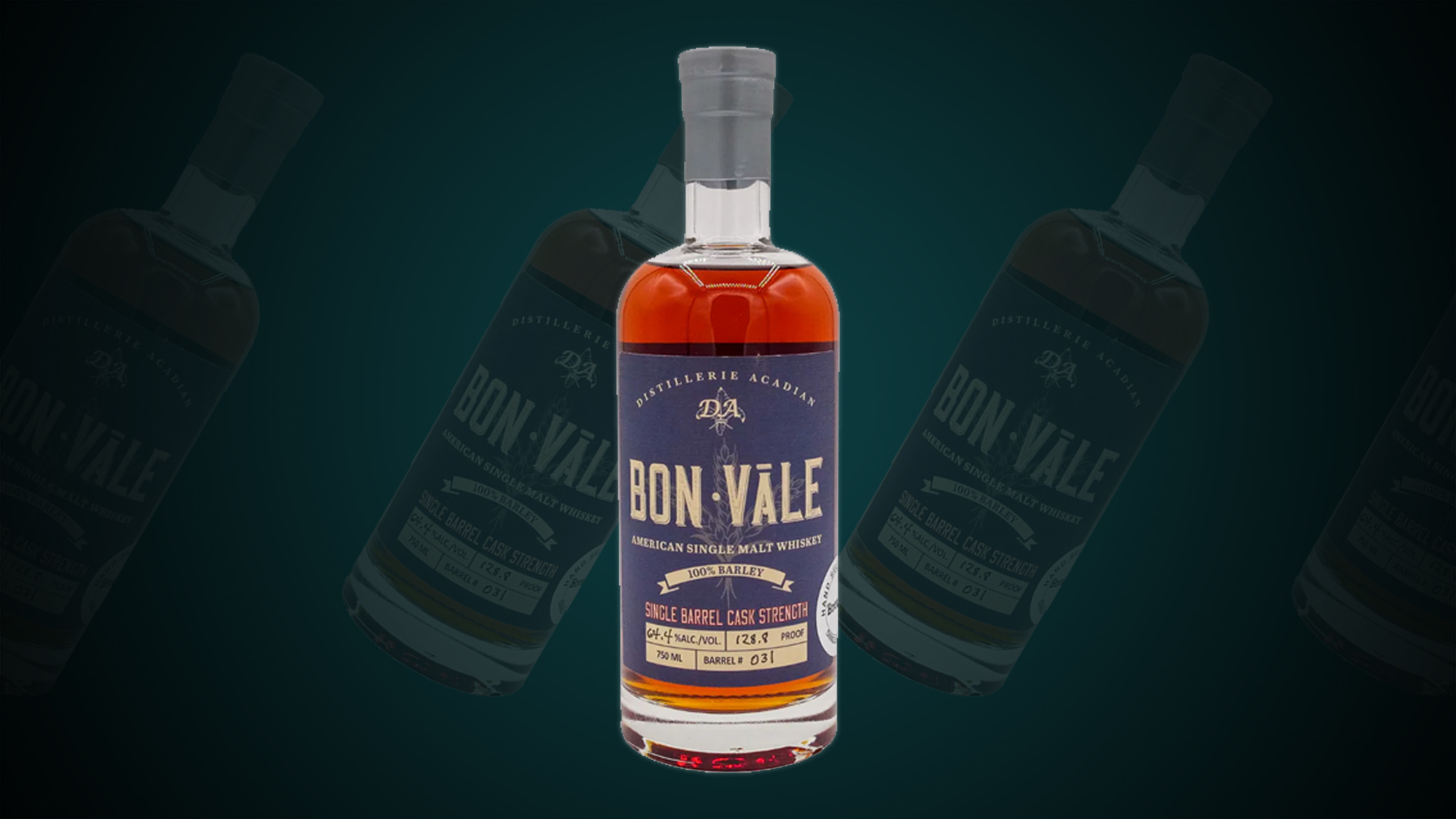 Bon Vale American Single Malt Whiskey Cask Strength Single Barrel ...