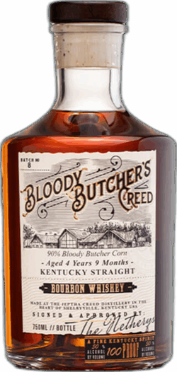 Jeptha Creed Bloody Butcher’s Creed 90% Corn Bourbon | The Daily Pour